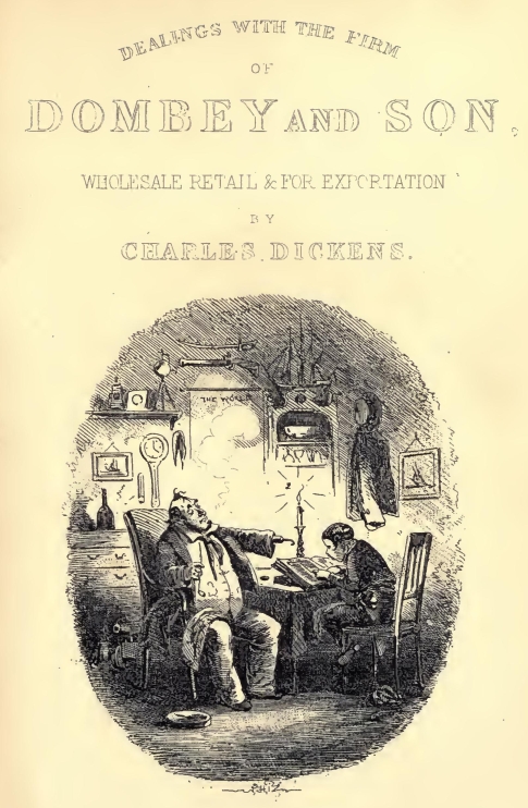 RKS Literature: Mr. Dombey’s Wife as a Chattel (Charles Dickens) – A ...